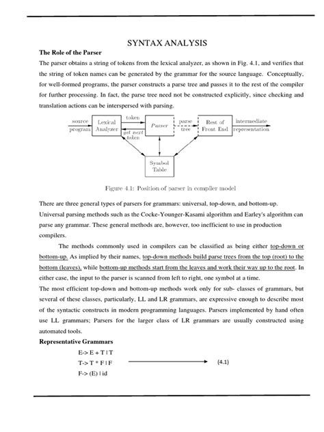 Unit2notes Pdf Parsing Computer Programming