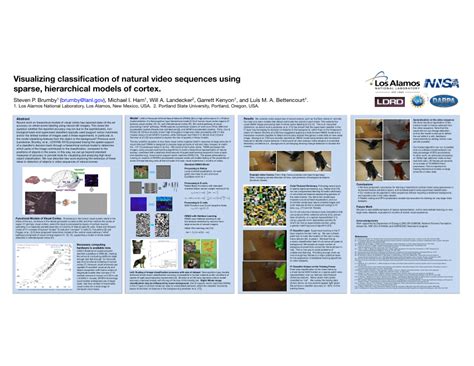Pdf Visualizing Classiﬁcation Of Natural Video Sequences Using Sparse