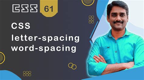 css letter spacing css word spacing