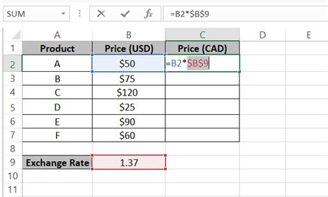 How To Use Absolute Reference In Excel Step By Step Spreadsheeto
