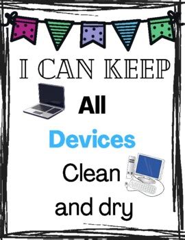 Computer Lab Rule Posters By Tech Fun With Lindsey TPT