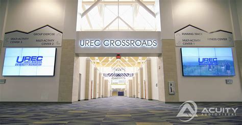 Jmus Award Winning Recreation Center Urec Av By Acuity Audiovisual