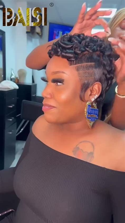 Baisi Full Lace Pixie Cut Wig Video Video Pixie Cut Wig Short