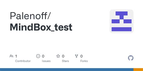 GitHub Palenoff MindBox Test