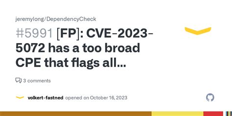 Fp Cve 2023 5072 Has A Too Broad Cpe That Flags All Versions Of Json