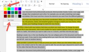 How To Highlight And Remove Highlights In Word Documents