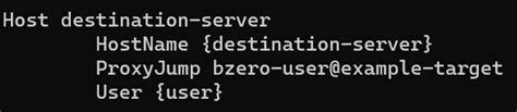 Ssh A J Bzero Userexample Target Userdestination Server