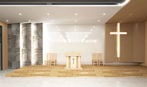 교회본당디자인 인테리어 컨설팅 포트폴리오 크몽