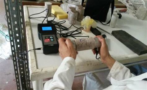 Measurement Of Ultrasonic Wave Propagation Velocity Through The Specimen Download Scientific