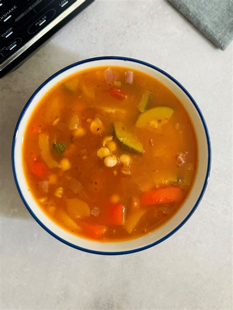 Soup Maker Mediterranean Vegetable Soup Lianas Kitchen