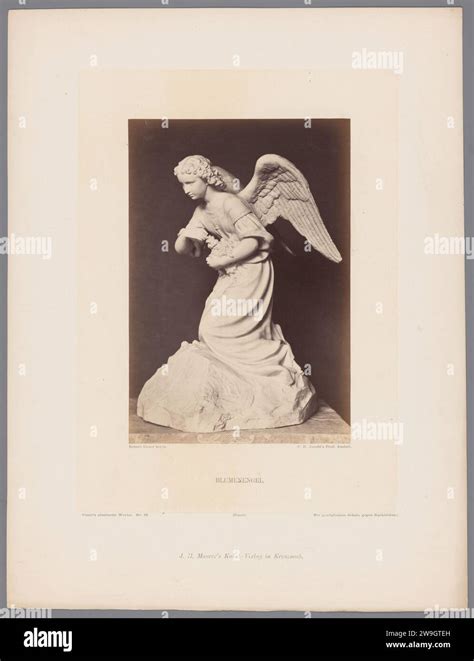 Engel With Flowers By Robert Cauer Carl Heinrich Jacobi 1850 1900