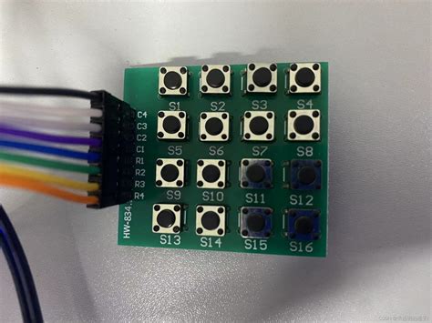 Stm32f407——矩阵键盘stm32f407矩阵键盘 Csdn博客