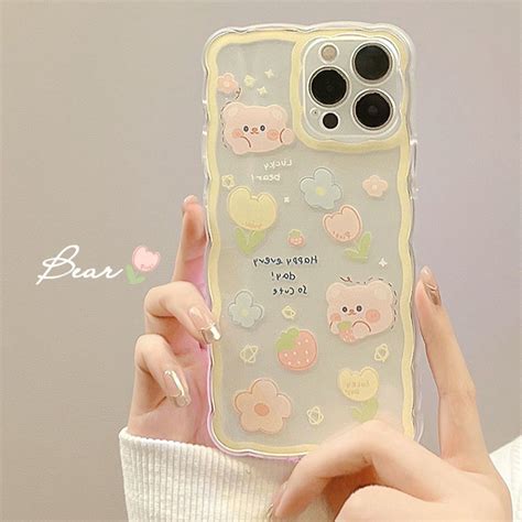 아이폰12mini 13mini 14pro 15promax 에브리데이 베어 웨이브 젤리 케이스