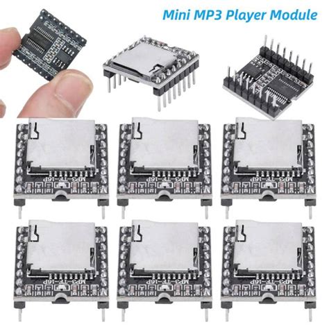 1 10pcs Dfplayer Mini Mp3 Player Module V3 0 16p Support Tf Card U Disk Mini Mp3 Df Player Audio