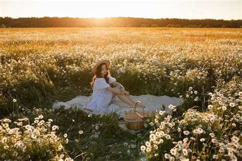 Пикник в ромашках Ромашки Фотосъемка Фотосессия