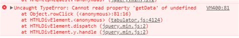 Row Click Function · Issue 1190 · Olifolkerdtabulator · Github
