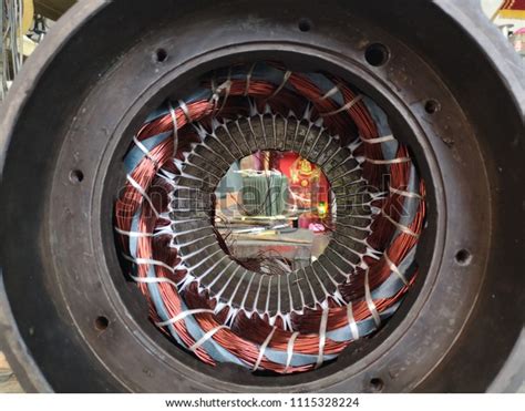 Electric Motor Stator Winding Coil View Stock Photo Shutterstock