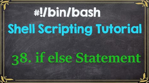 If Else Statement Shell Scripting Tutorial For Beginners 39 Arkit Youtube