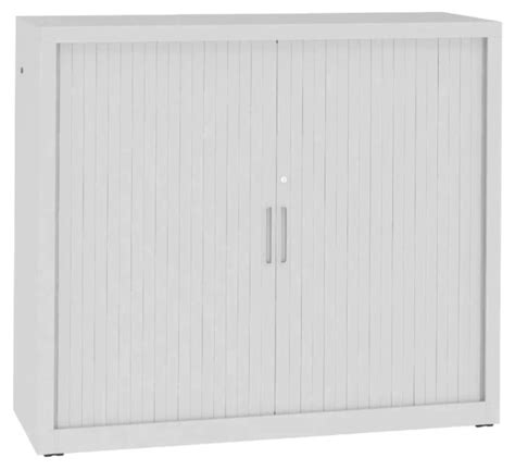 Метален нисък шкаф Sbm 701 с ролетни врати Триди ☛ Tridi Bg