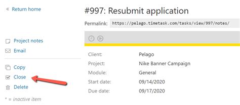 How To Close A Task Intervals Help Documentation