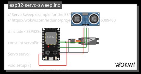 Esp32 Servo Sweep Ino Copy Simulador Wokwi ESP32 STM32 Arduino