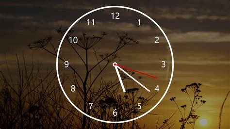 Analog Clock On Windows Desktop At Mary Holden Blog