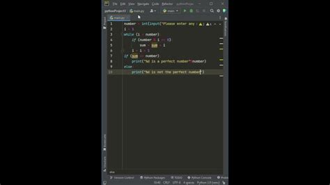 Python Program To Check Perfect Number Shorts Pythonprojects Pythontutorial