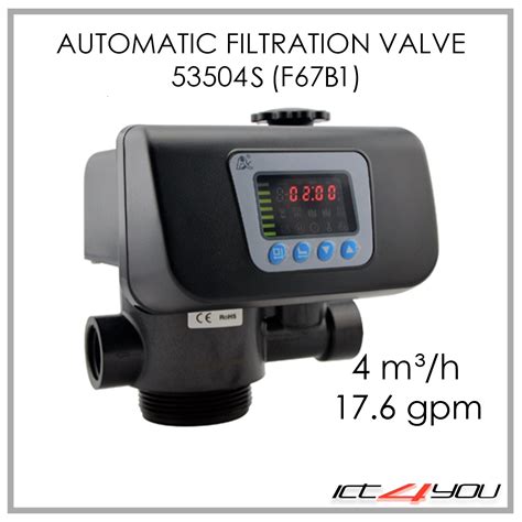 Automatic Filtration Valve Runxin 53504s 4m³h Parts And Accesories