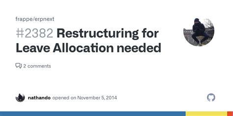 Restructuring For Leave Allocation Needed Issue 2382 Frappe