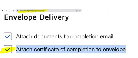 Docusign Solution Tip 2023 Heres How To Auto Include Certificate Don