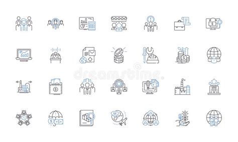 Artificial Intelligence Line Icons Collection Robotics Machine