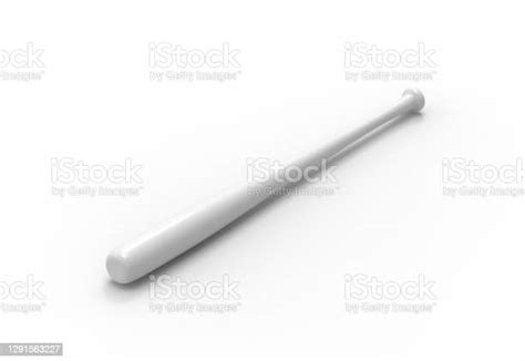 고립 된 흰색 배경에 프로 화이트 야구 박쥐 모형 템플릿 3d 일러스트 야구에 대한 스톡 사진 및 기타 이미지 야구 야구공 타구 스포츠 활동 Istock