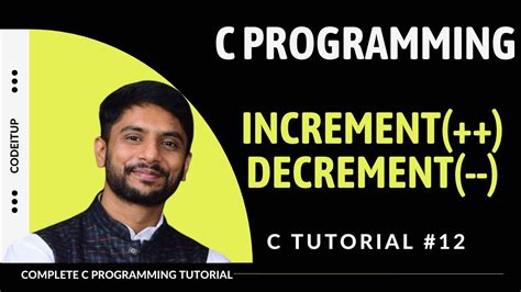 Increment Decrement In C Programming In Hindi Youtube