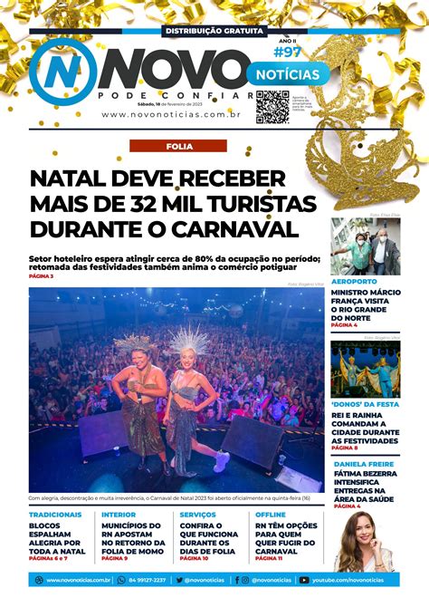 Novo Not Cias Impresso Dia De Fevereiro