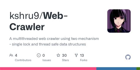 GitHub Kshru9 Web Crawler A Multithreaded Web Crawler Using Two