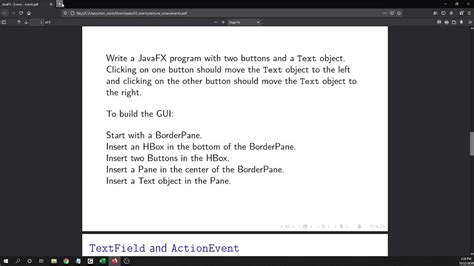 Programming Example Javafx Move Text Youtube