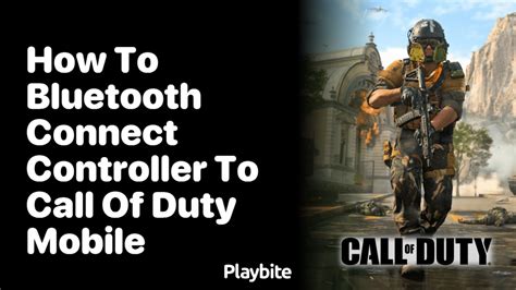 How To Bluetooth Connect A Controller To Call Of Duty Mobile Playbite