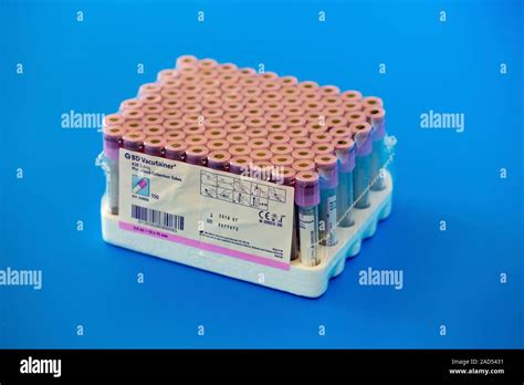 A Package Of Vacutainer Tubes For Collecting Blood Samples Vacutainer