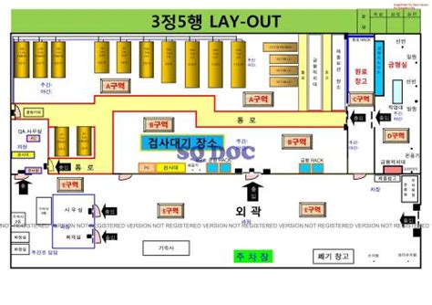 3정5행 공장 Lay Out 네이버 블로그