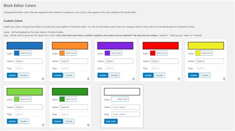 Block Editor Colors Wordpress Plugin Block Editor Colors Wordpress Plugin