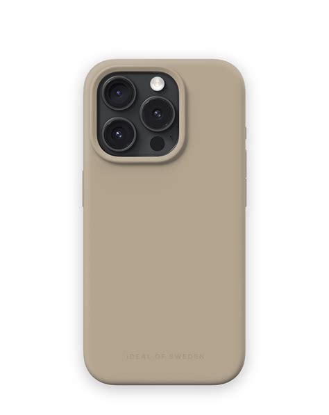 Silicone Case Iphone 15 Pro Beige Ideal Of Sweden