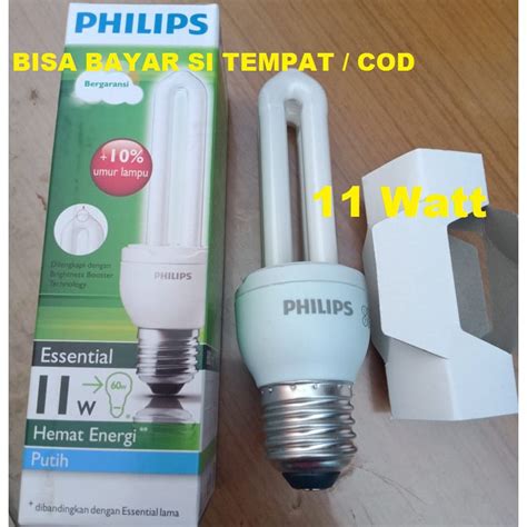 Jual Lampu Philips Essential W Lampu Jari Philips Ess Watt Lampu Philip Essential