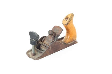 A Small Plane For Wood Carving Close Up Isolatea Small Plane For Wood