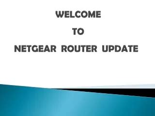 Ppt Netgear Router Powerpoint Presentation Free Download Id