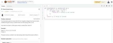 Saksham Kaushik On Linkedin Ninjaslayground Codingninjas Day5