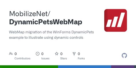 GitHub MobilizeNet DynamicPetsWebMap WebMap Migration Of The