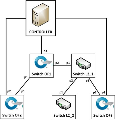 hybrid openflow based network download scientific diagram