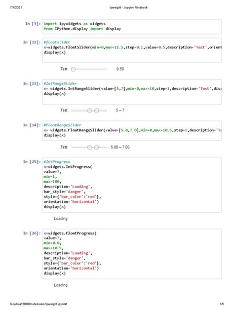 Ipywidgets 1 Jully 21 Pdf Software Ingeniería De Software