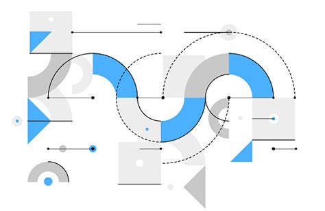 기술 기계 공학 청사진 스타일 디지털 시스템 벽지 기술 메커니즘 동적 그리기의 추상 벡터 기하학적 배경 청사진에 대한 스톡 벡터 아트 및 기타 이미지 Istock