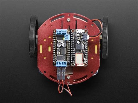 Mini Round Robot Chassis Kit 2wd With Dc Motors Australia